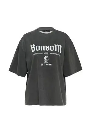 BONBOM Logo-print Cotton T-shirt