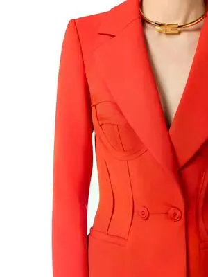 Elisabetta Franchi Raw-edge Bustier-line Jacket