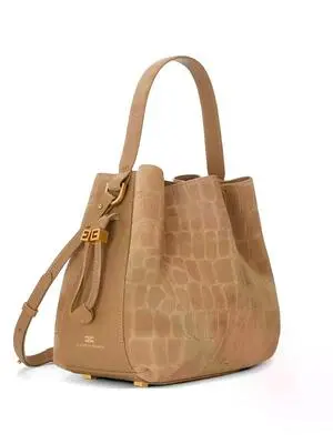 Elisabetta Franchi Gold Tone Bucket Bags For Women