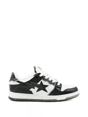 BAPE BLACK BY *A BATHING APE® Sk8 Sta Bold Patent Leather Sneakers