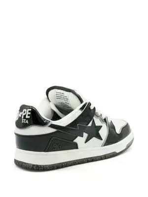 BAPE BLACK BY *A BATHING APE® Sk8 Sta Bold Patent Leather Sneakers