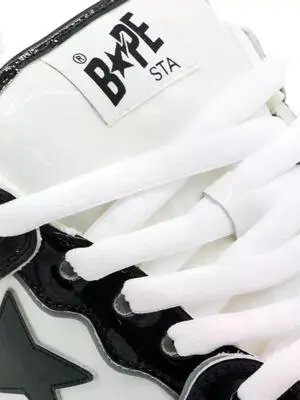 BAPE BLACK BY *A BATHING APE® Sk8 Sta Bold Patent Leather Sneakers