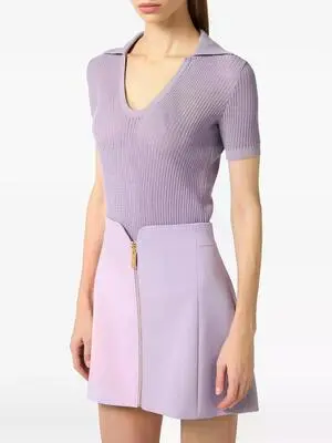 Elisabetta Franchi Ribbed-knit Top