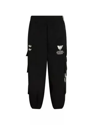 Adidas X Logo-print Cargo Pants - Black