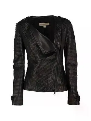 Burberry Tiered Asymmetric-zip Jacket