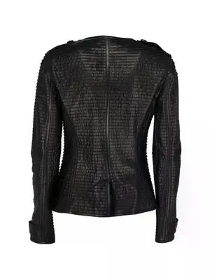 Burberry Tiered Asymmetric-zip Jacket