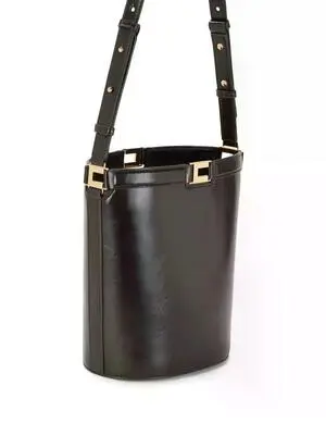 Elisabetta Franchi Naplak-effect Bucket Bag