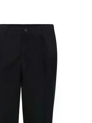 SANTANIELLO Pleated Trousers - Black