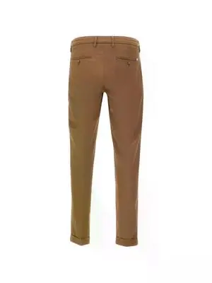 RE-HASH Slim-fit Trousers - Brown