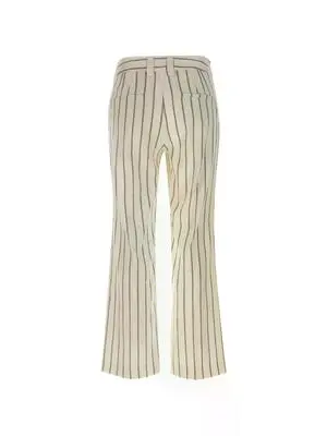 Marella Pinstripe Flared Trousers
