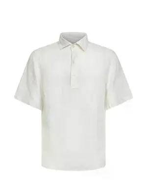 MC2 SAINT BARTH Raphael Linen Polo Shirt - Neutrals