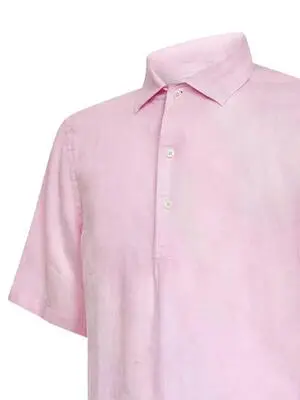 MC2 SAINT BARTH Raphael Linen Polo Shirt - Pink