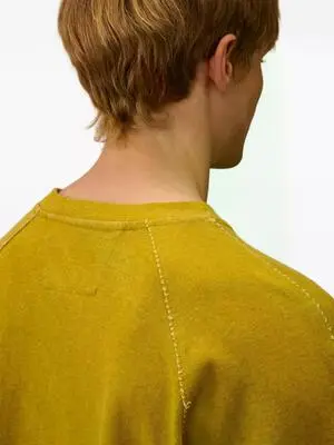 C.P. COMPANY Raw-edge Logo-embroidered Sweater