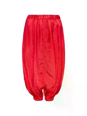 Comme Des Garçons Elasticated-waist Drop-crotch Trousers
