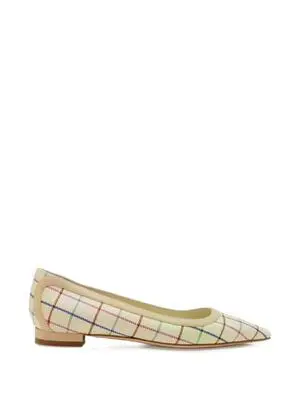 Manolo Blahnik Filotas Check-pattern Pumps