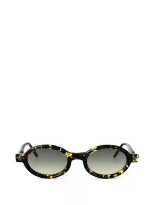 KUBORAUM Maske P6 Oval-frame Sunglasses - Black
