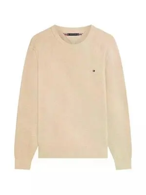 Tommy Hilfiger Logo-embroidered Sweater - Neutrals