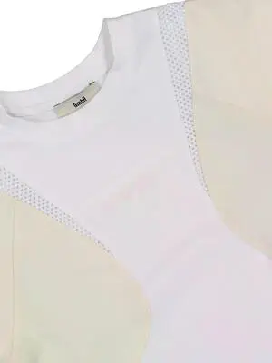 GMBH Patchwork Mesh-insert T-shirt