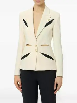 Elisabetta Franchi Cut-out Crêpe Jacket