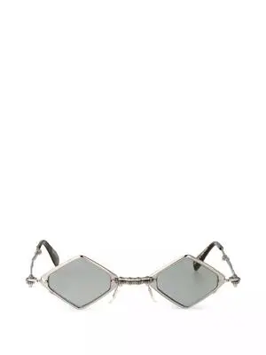 KUBORAUM H80 Geometric-Frame Sunglasses Silver