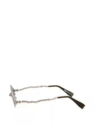 KUBORAUM H80 Geometric-frame Sunglasses - Silver
