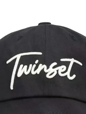 TWINSET Logo-embroidered Baseball Cap - Black
