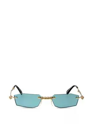 Kuboraum Gold Tone Eyewear For Men