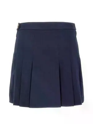 Lacoste Pleated Gabardine Skirt