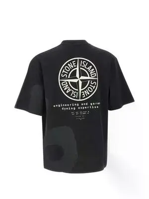 Stone Island Compass-logo Printed T-shirt