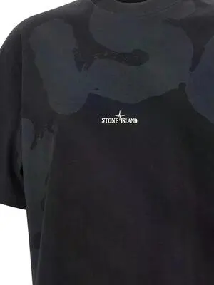 Stone Island Compass-logo Printed T-shirt