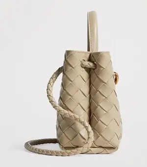 Bottega Veneta Mini Leather Andiamo Top-handle Bag - Neutral