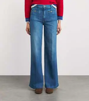MOTHER The Hustler Stashed Roller Sneak Jeans