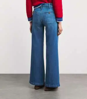 MOTHER The Hustler Stashed Roller Sneak Jeans