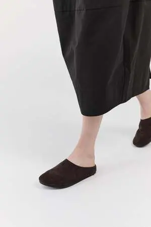 ST. AGNI Suede Mule - Coffee