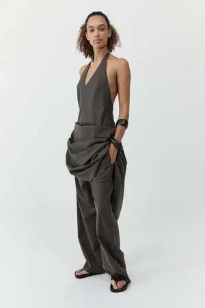st agni halter plunge dress St. Agni | Halter Plunge Dress