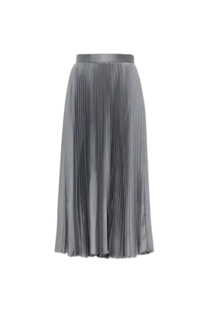Pleated Satin Skirts