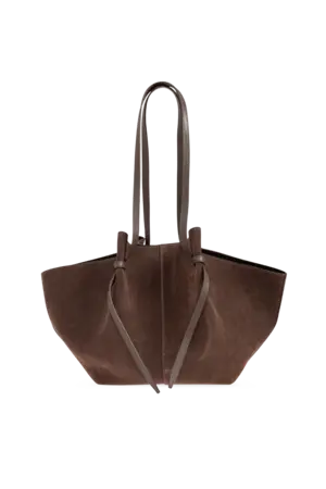 Yuzefi Trapeze Suede Shopper - Brown