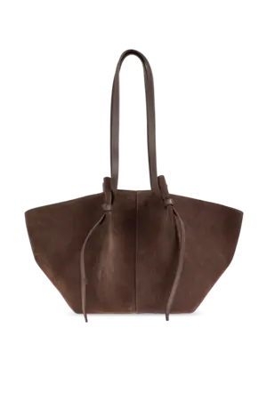 Yuzefi Trapeze Suede Shopper - Brown