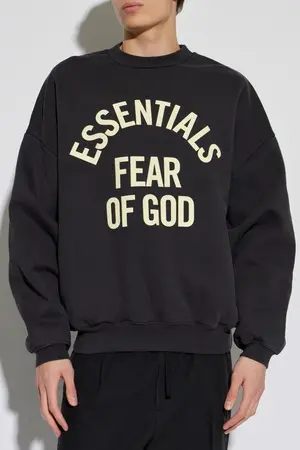 Fear Of God Sweatshirt With Logo - Black
