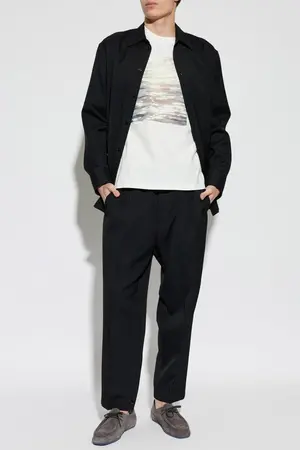 JIL SANDER Suede Loafers - Grey