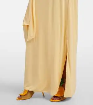 Loewe Paula's Ibiza Crepe Jersey Maxi Dress
