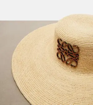 Loewe Anagram Raffia Sun Hat