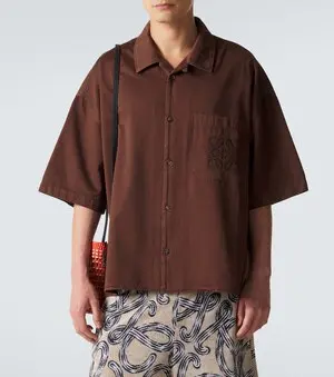 Loewe Paula's Ibiza Anagram Cotton-blend Shirt