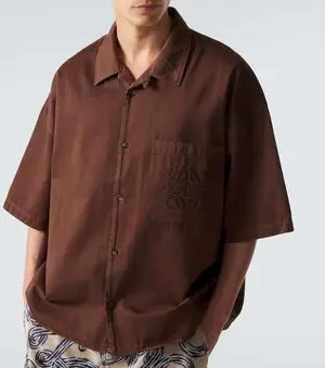 Loewe Paula's Ibiza Anagram Cotton-blend Shirt