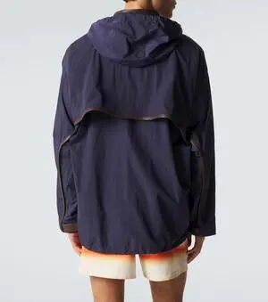 Loewe Ripstop Jacket With Leather Trim