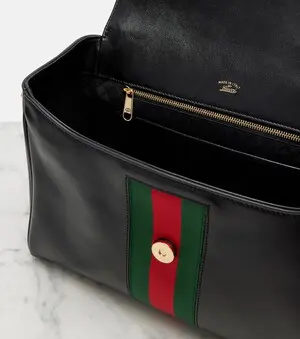 Gucci Paparazzo Medium Leather Tote Bag