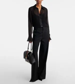 Gucci Paparazzo Medium Leather Tote Bag