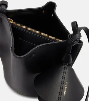 Givenchy Snap Mini Leather Bucket Bag