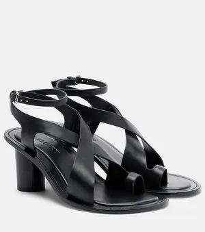 A.emery Gold Tone Sandals For Women