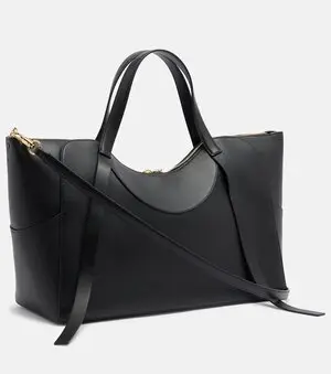 Givenchy The Snatch Large Leather Tote Bag - Black